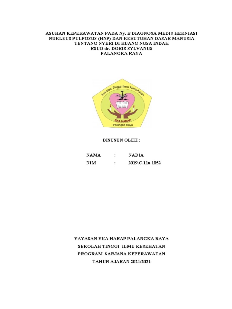 Nadia (Ruang Nusa Indah) LP Dan Askep HNP | PDF