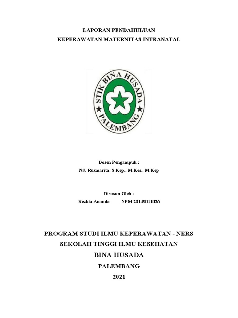 Asuhan Keperawatan Intranatal | PDF