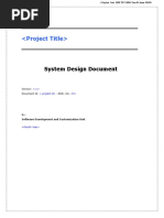 Example Detailed Design Document Content | PDF | Modular Programming ...