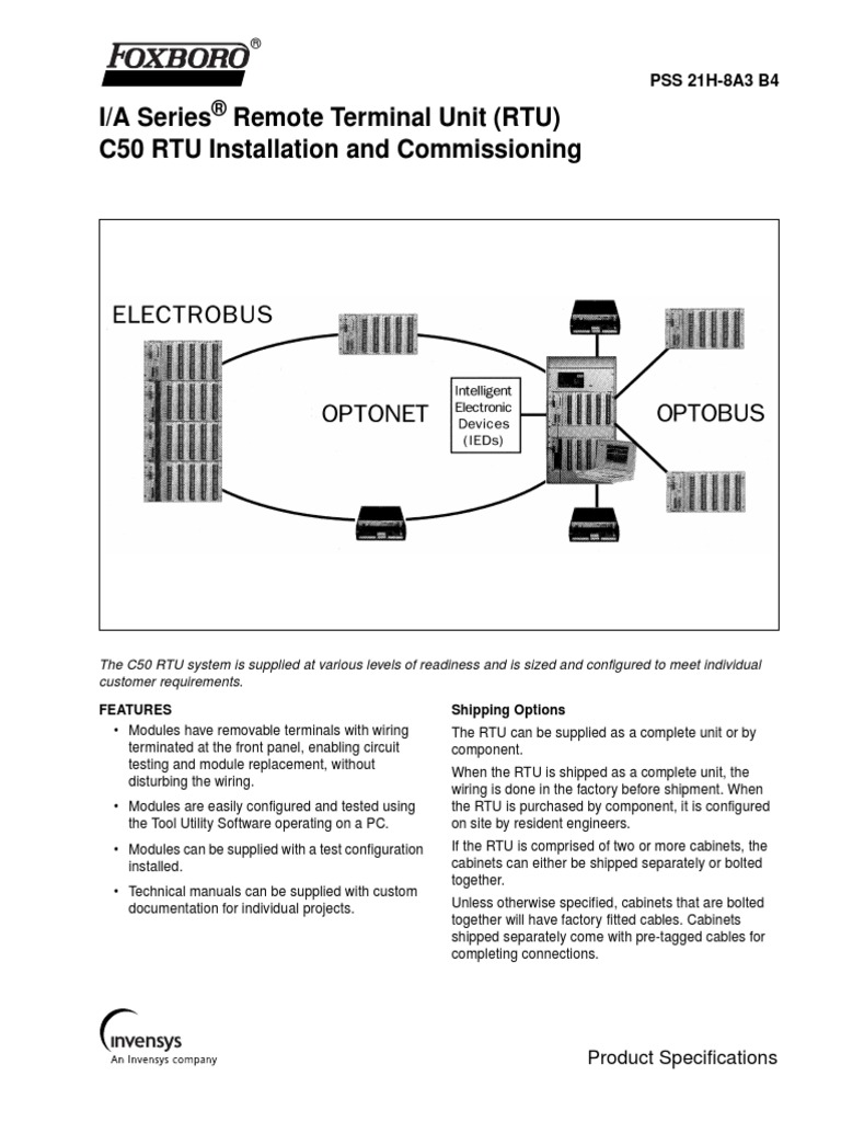 21h8a3b4 - C50 RTU Installation and Commissioning | PDF | Power Supply ...