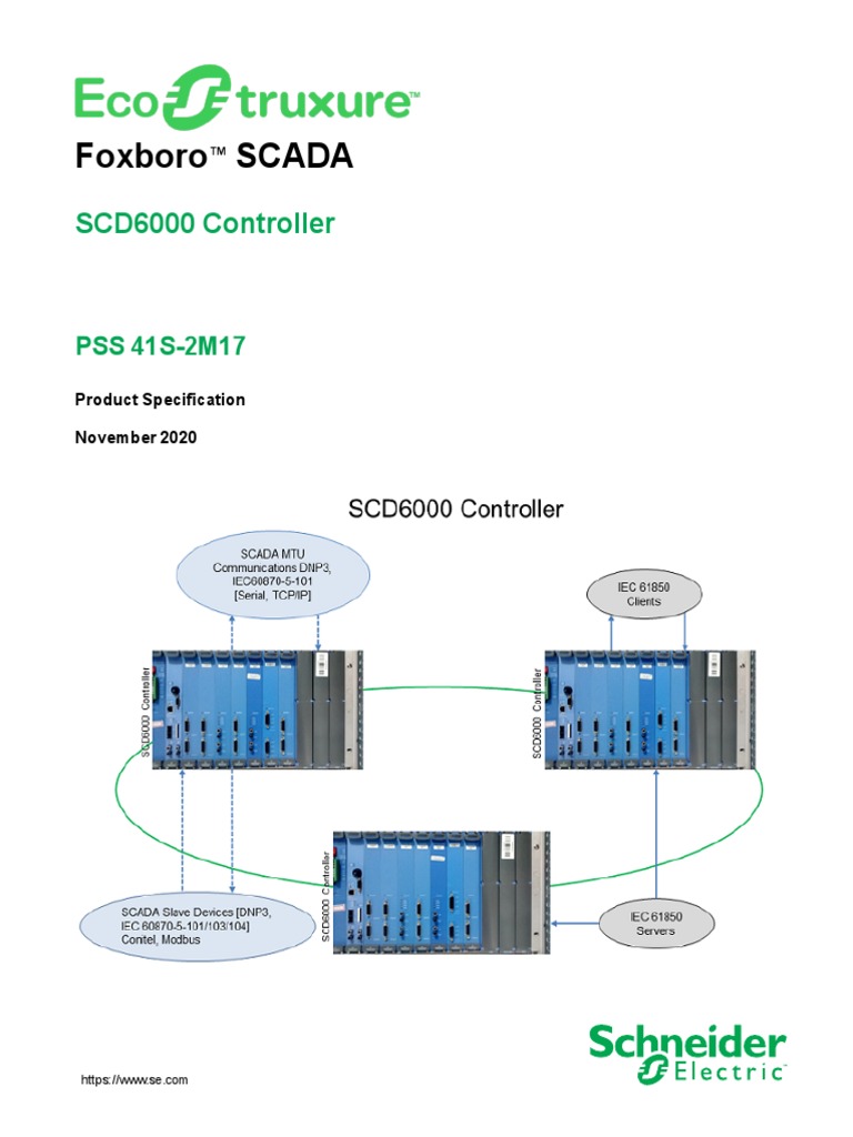 EcoStructure - Foxboro™ SCADA - SCD6000 Controller - 41s2m17 | PDF ...