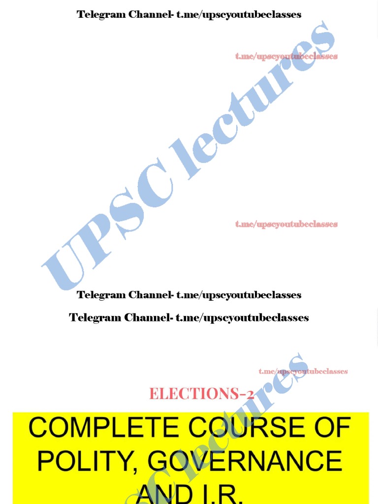 Complete Polity PPT of Siddharth Arora | PDF