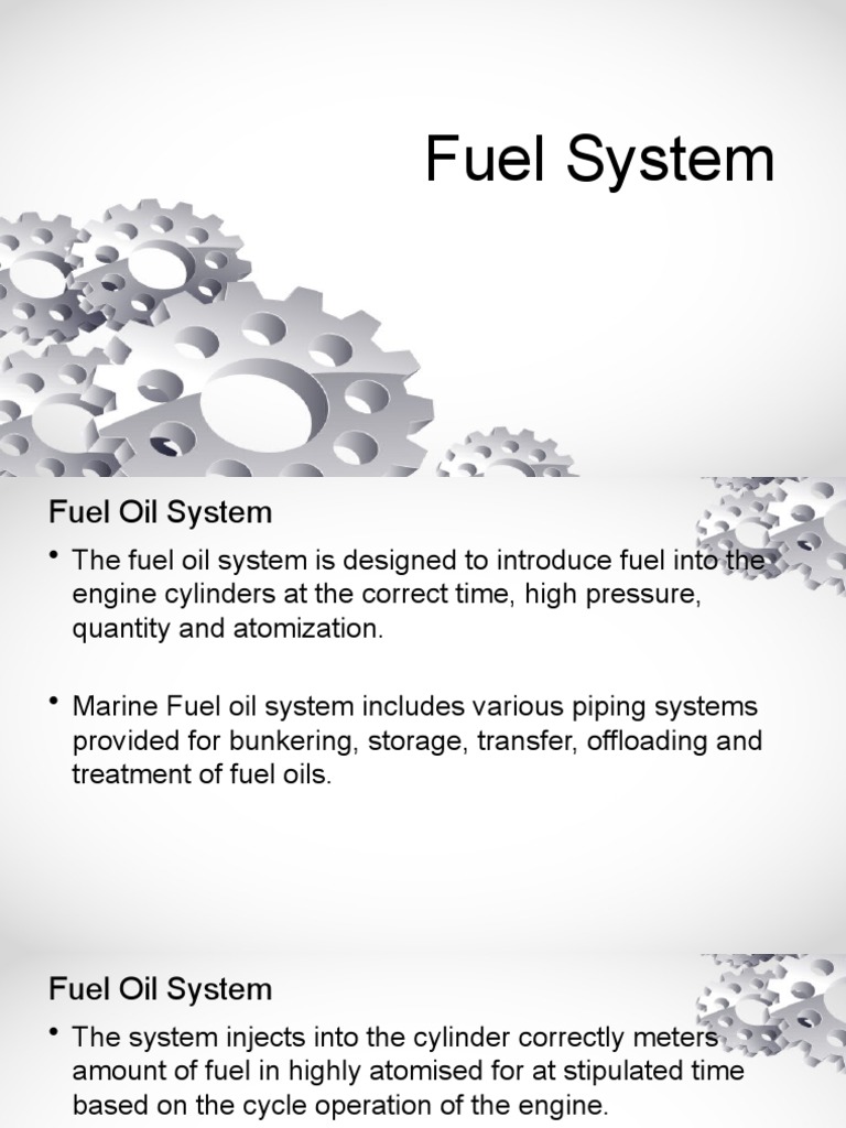 Fuel System | PDF | Fuel Oil | Viscosity