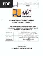 Modul 5 Rencana Mutu Pekerjaan Konstruksi (RMPK) | PDF