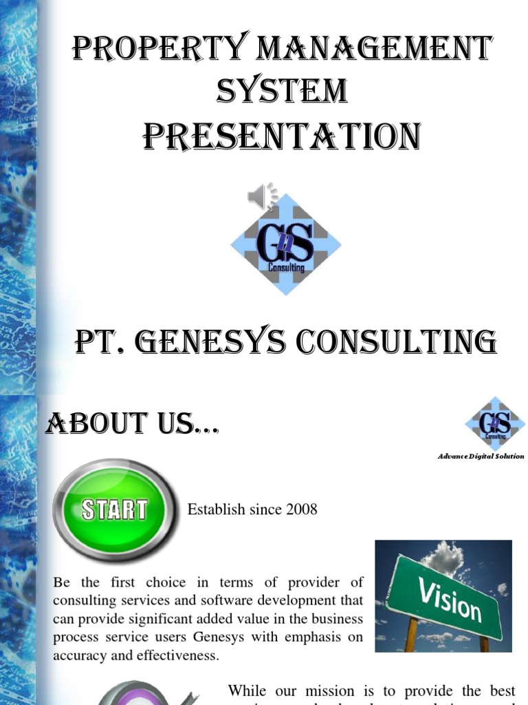 Property Management System Presentation | PDF | Property Management ...