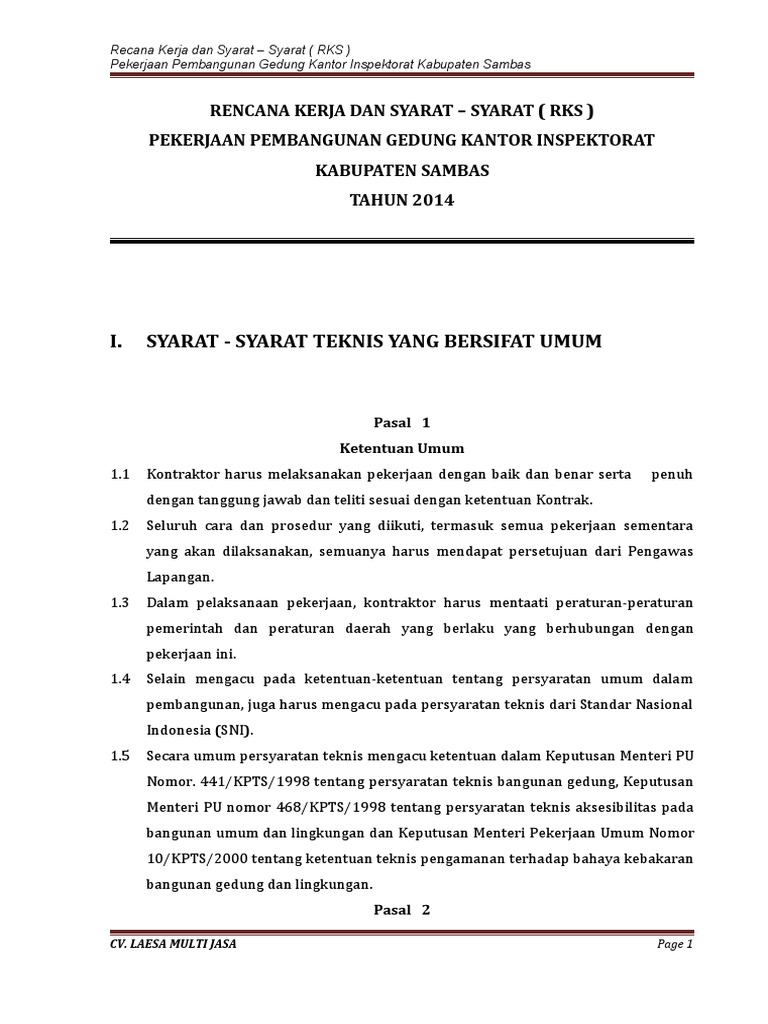 CONTOH Pdfslide - Net - Rks-Gedung-Baru | PDF