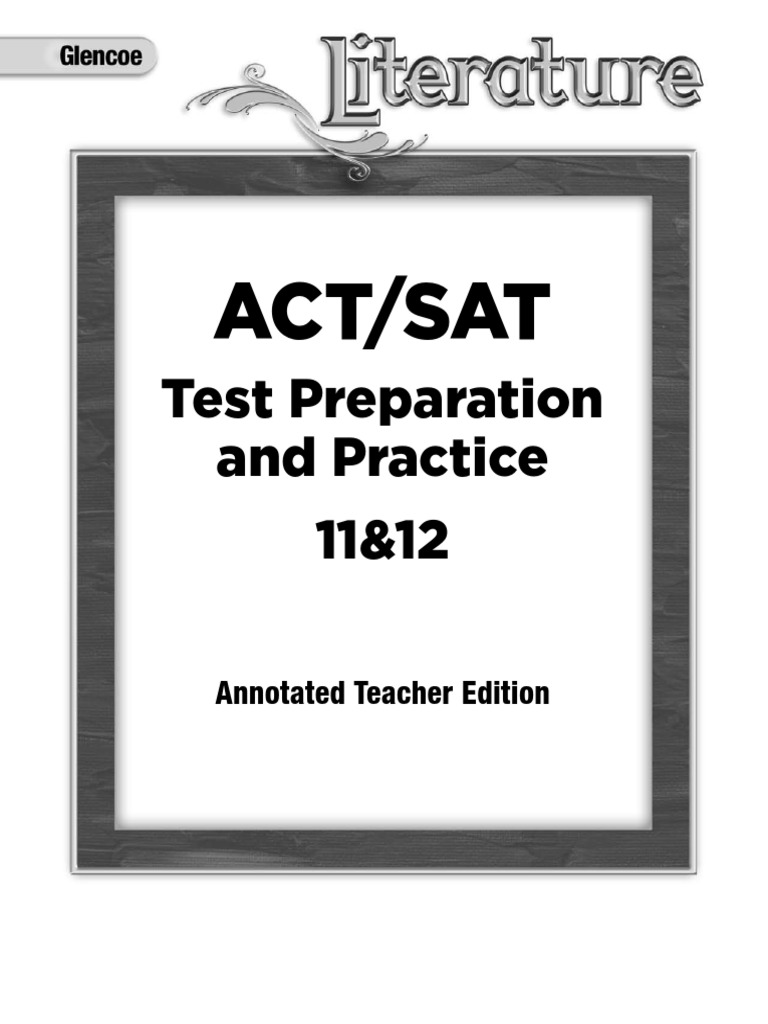 ACT - SAT Practice Test Texas Treasures Answer Key | PDF | Sat | Ozone