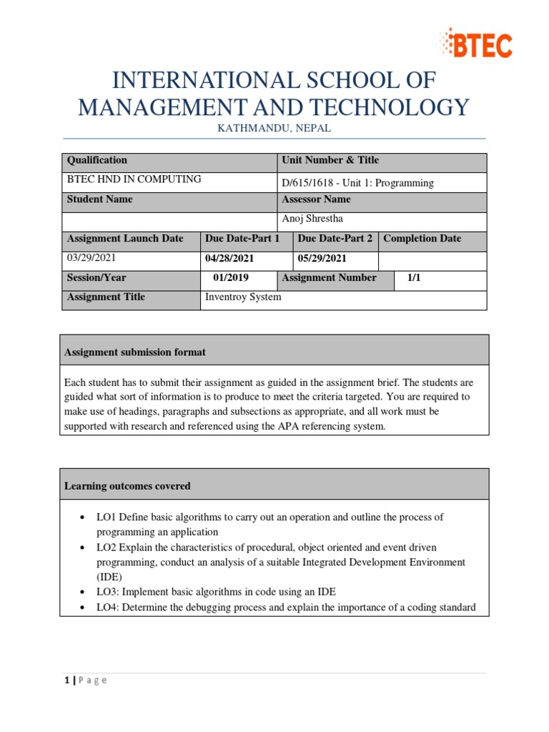 Unit 1 Programming | PDF | Computer Programming | Integrated ...