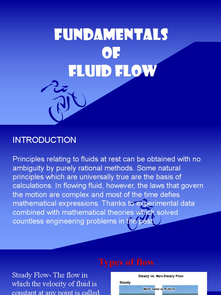 Fundamentals of Fluid Flow Principles | PDF | Fluid Dynamics | Laminar Flow