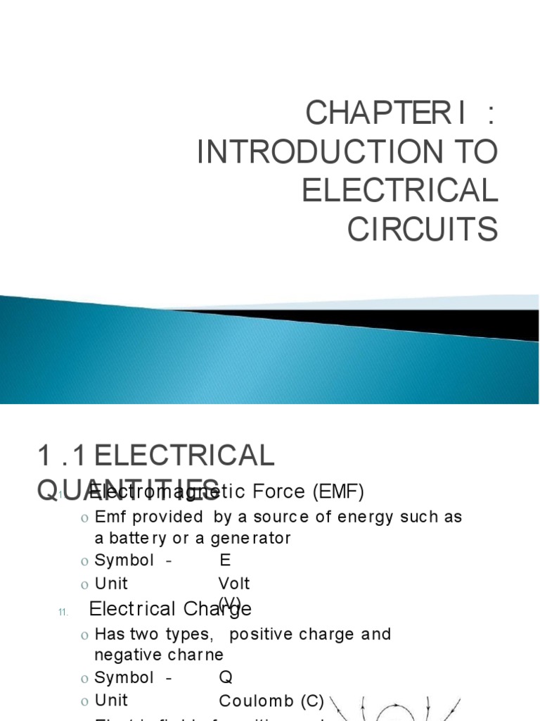 Chapter L: Introduction To Electrical Circuits | PDF | Volt ...