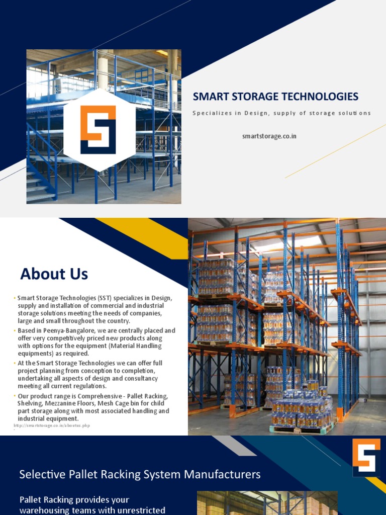 Smart Storage Technologies: Smartstorage - Co.in | PDF | Pallet | Warehouse