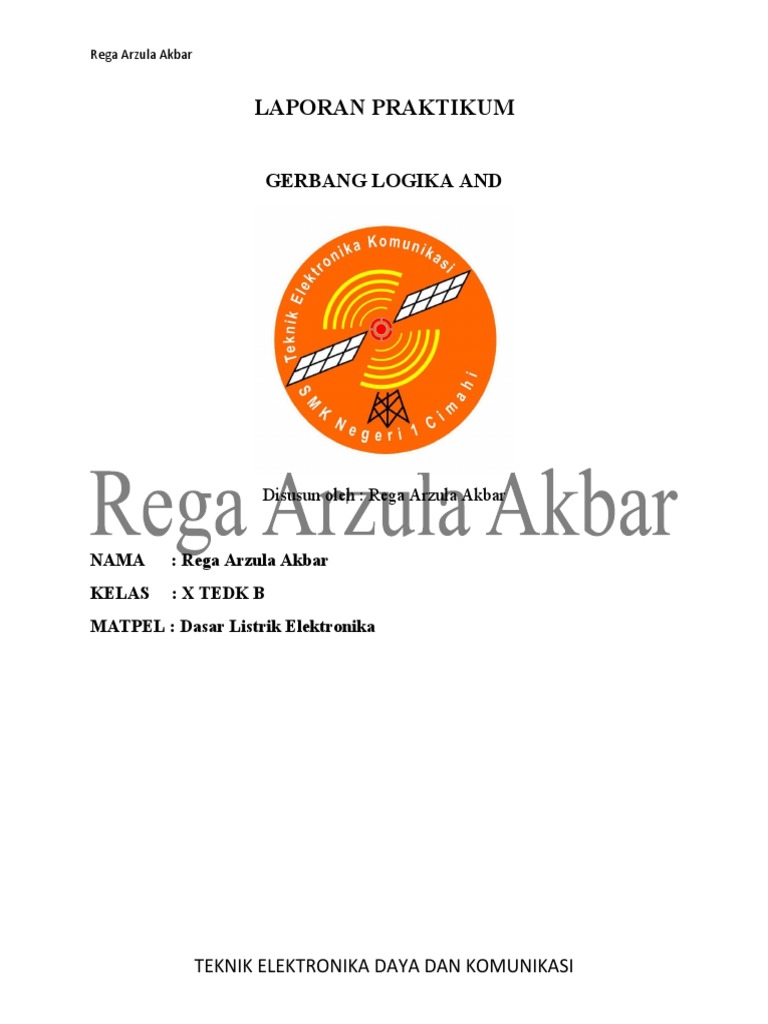 Laporan Gerbang and Rega | PDF