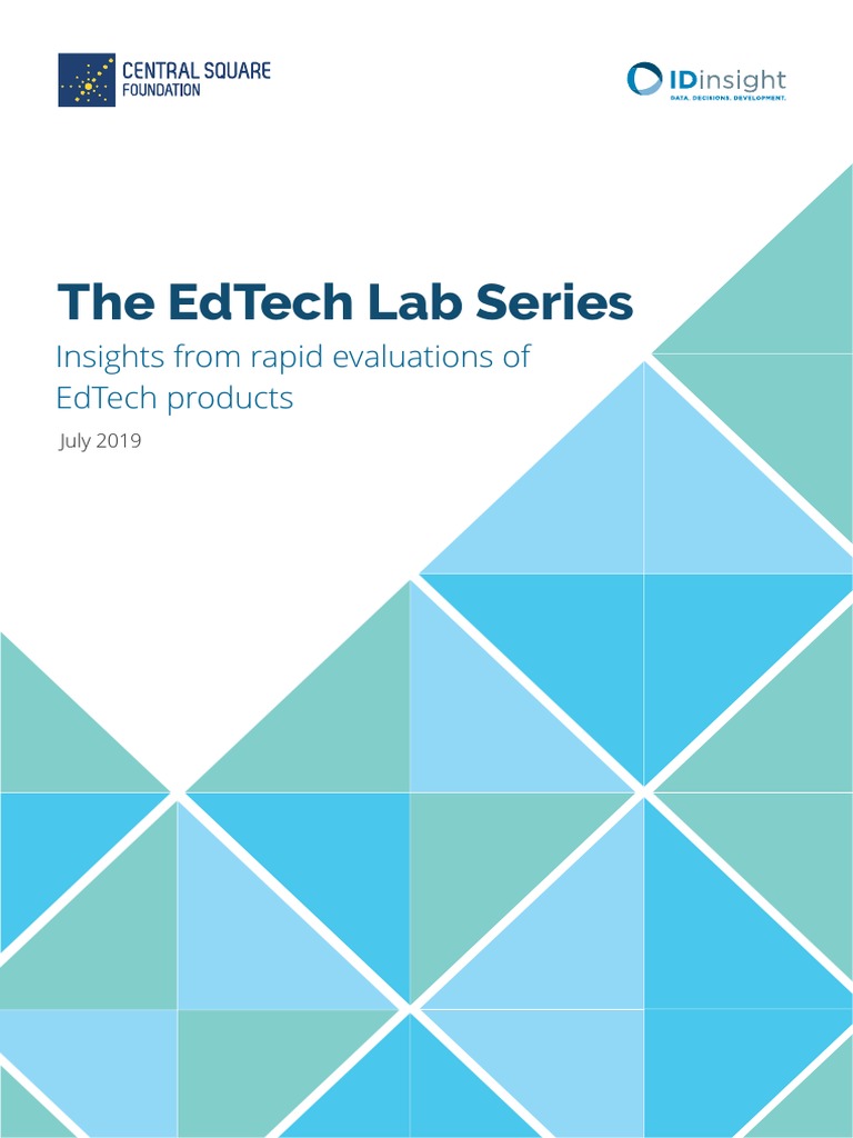 EdTech Lab Report - November 2019 (Central Square Foundation) | PDF ...