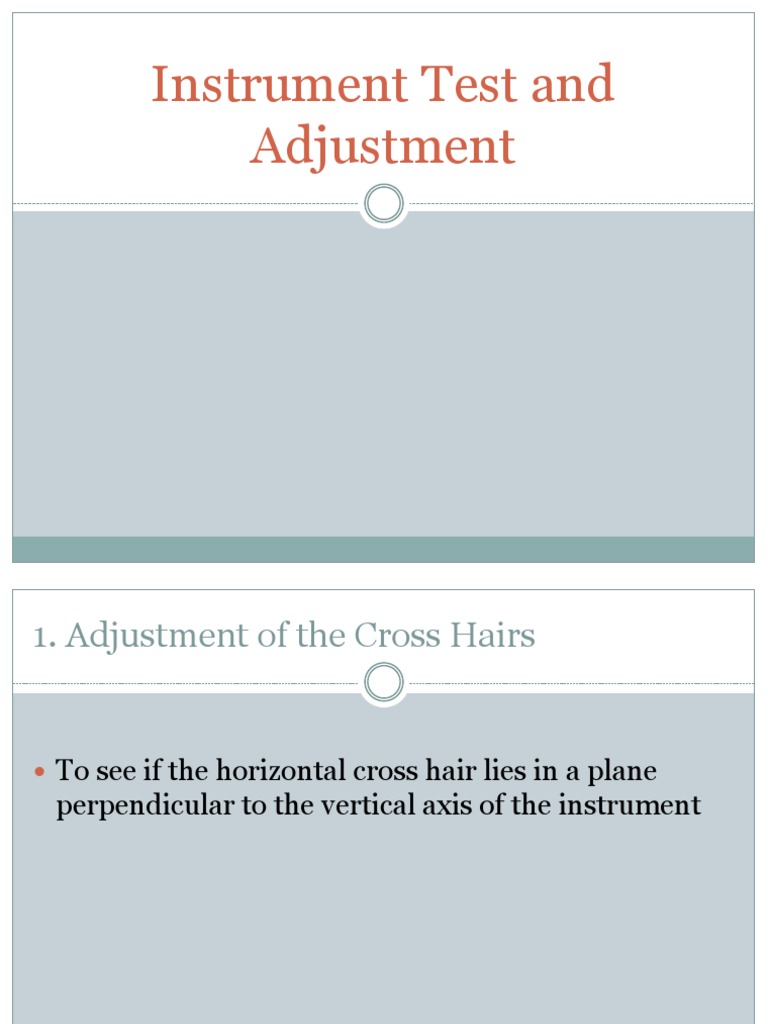 5 Two-Peg Test | Download Free PDF | Applied And Interdisciplinary ...