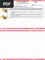 AP 5 Activity Sheet Q3 W1 | PDF