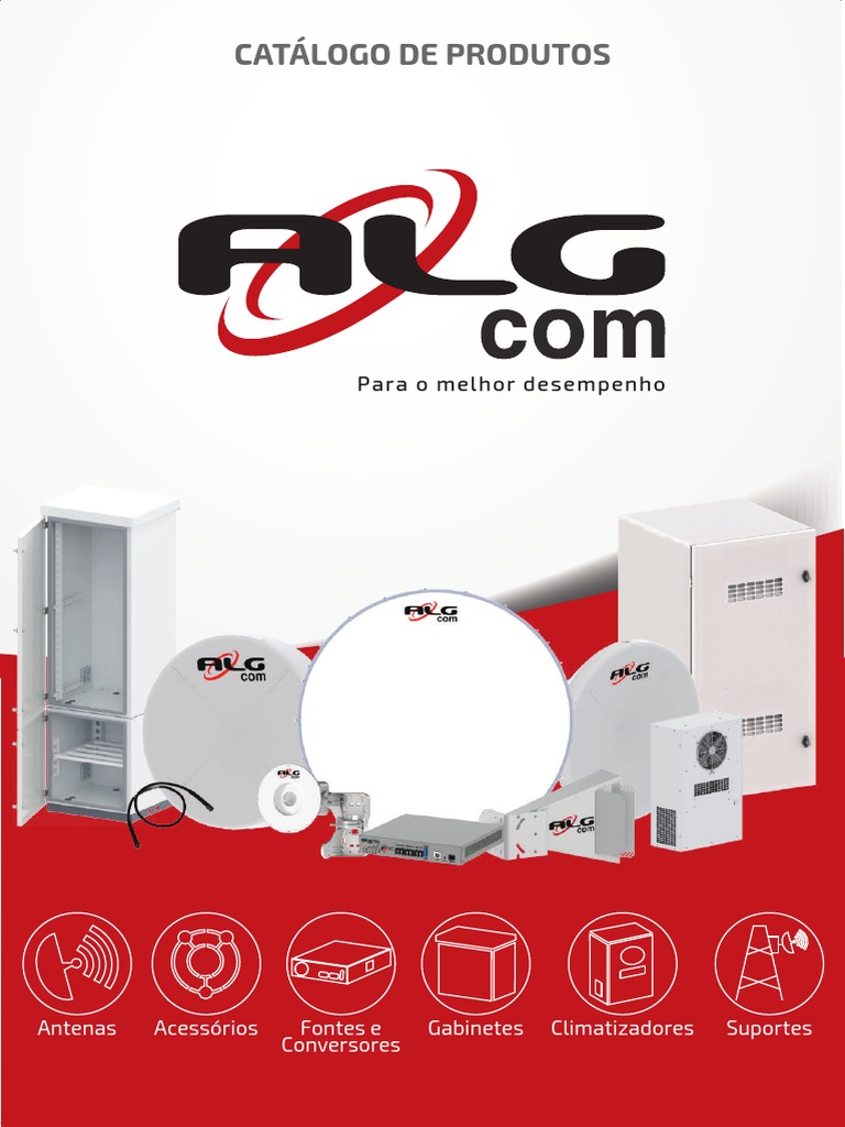 Catálogo Antenas e Rádios ALG COM | PDF | Antena (rádio) | Radiação ...