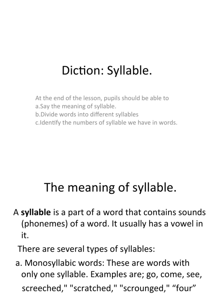Syllable: The Six Types Of Syllables And Their Functions, 43% OFF