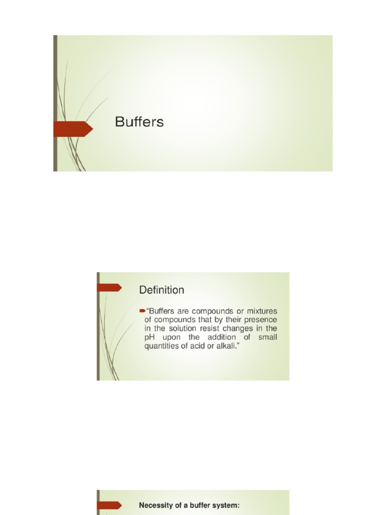 Buffers | PDF
