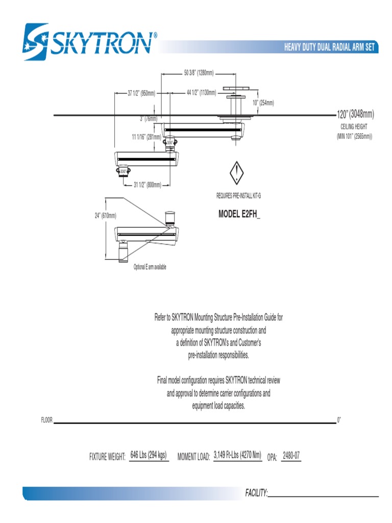 Heavy Duty Dual Radial Arm Set: Model E2Fh | PDF | Vehicles | Transport