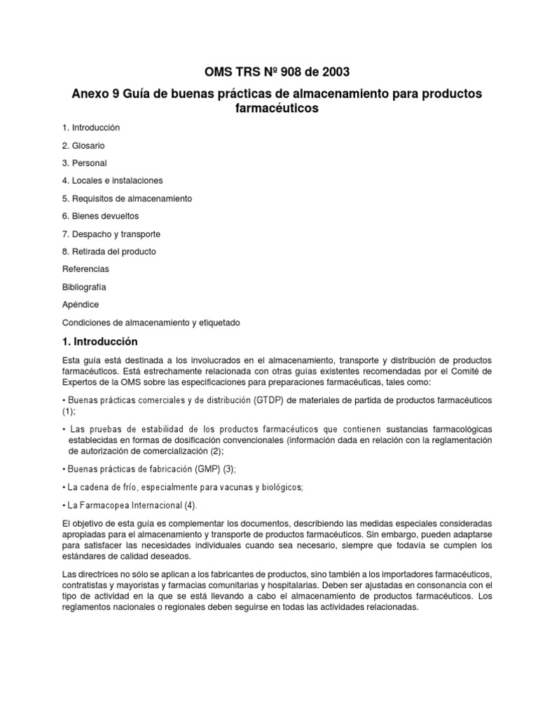 Inf 37 Anexo 9 Bpa Esp | PDF | Farmacia | Medicamentos con receta