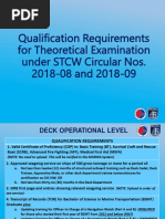 STCW 2010 - Chapters & Manila Amendments | PDF | Sailor | Shipping