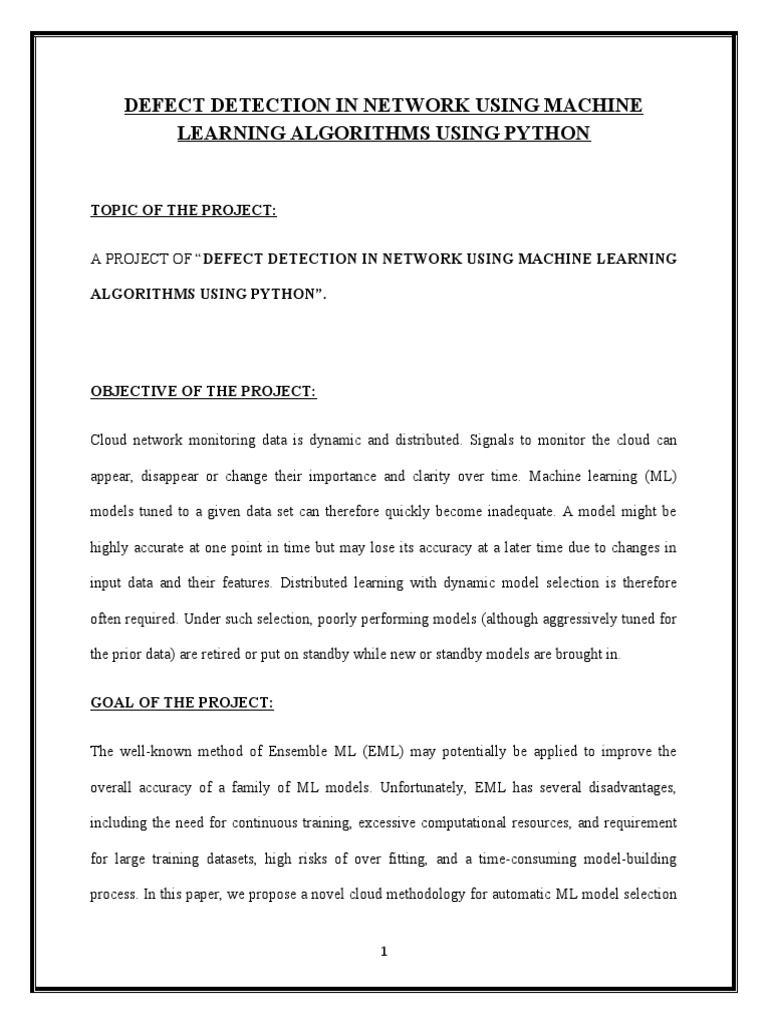 Dynamic Auto Selection and Auto Tuning of Machine Learning Models For Cloud Network Analytics ...
