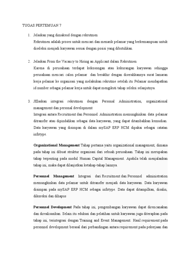 Hari Akbar Pertama Tgs Pert9 SAP | PDF