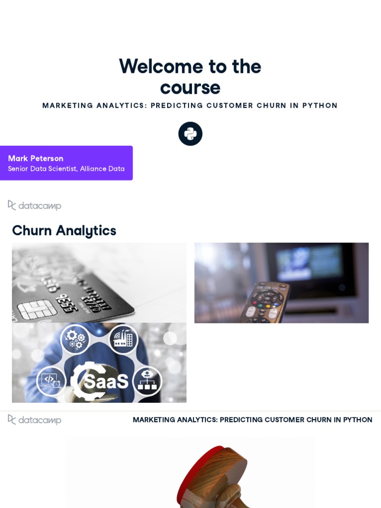 Customer Churn Prediction in Python | PDF | Analytics | Data Analysis