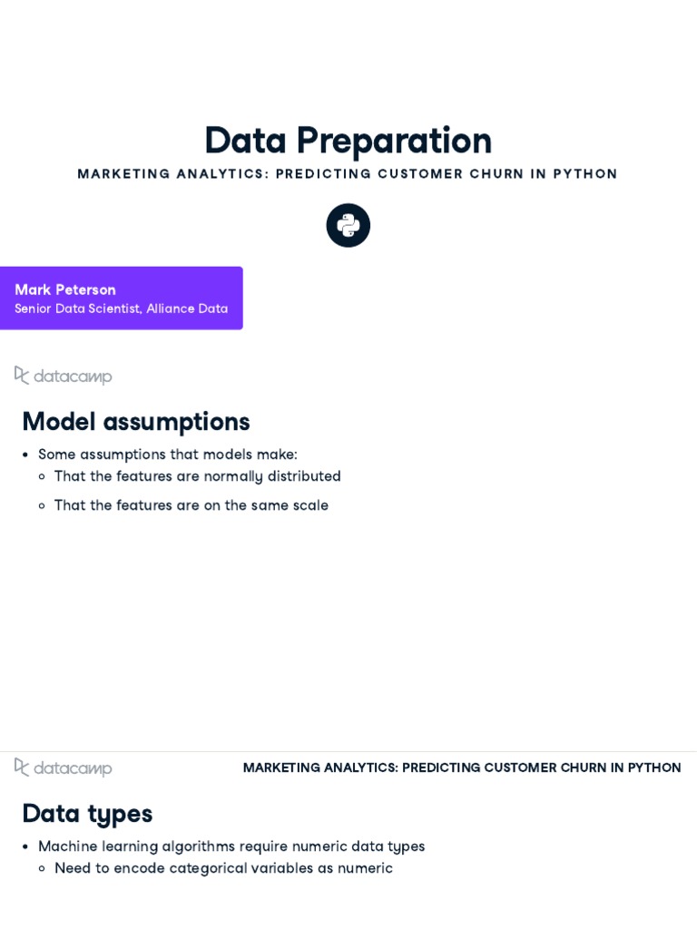 6.2 Marketing Analysis Predicting Customer CHurn in Python | PDF ...