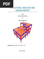 Etabs Report Sample | PDF | Stairs | Beam (Structure)