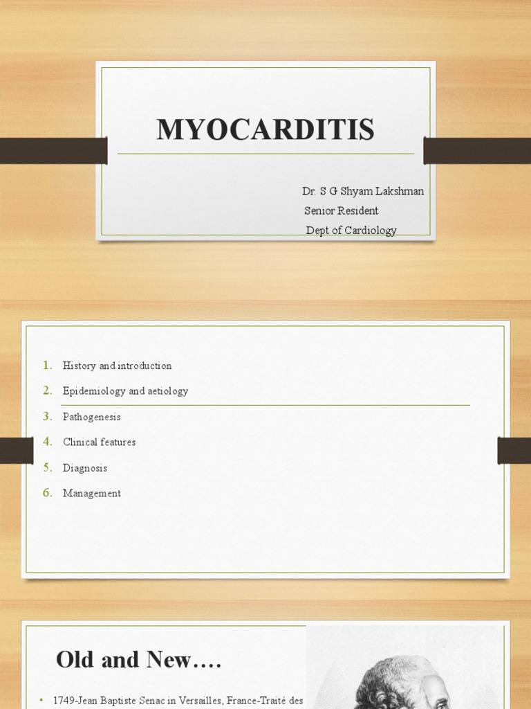 Myocarditis Management Guidelines | PDF | Heart Failure | Heart