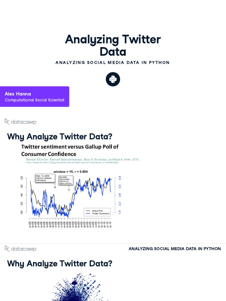2.1 Analysing Social Media in Python | PDF | Social Media | Popular ...