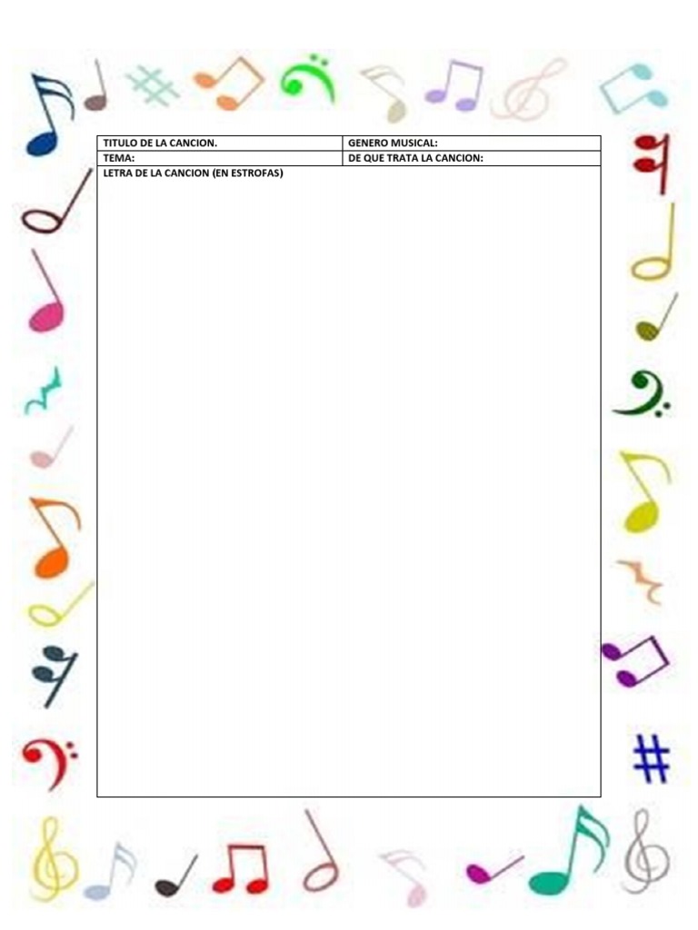 Formato para La Compilacion de Canciones | PDF