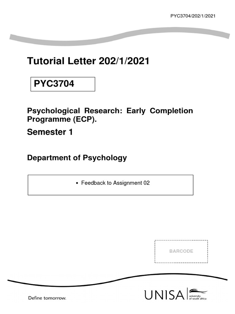PYC3704 - 2021 - 202 - 1 - B ECP Feedback Assignment 2 | PDF | P Value ... PYC3704 - 2021 - 202 - 1 - B ECP Feedback Assignment 2 | PDF | P Value ...