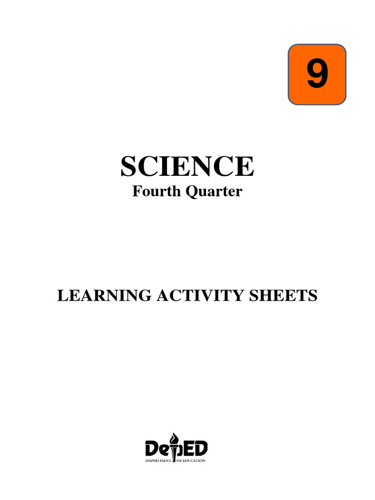 Science 9 LAS Q4 | PDF | Projectiles | Acceleration