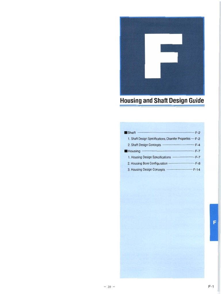 OilSeal-Housing and Shaft Design Guide | PDF
