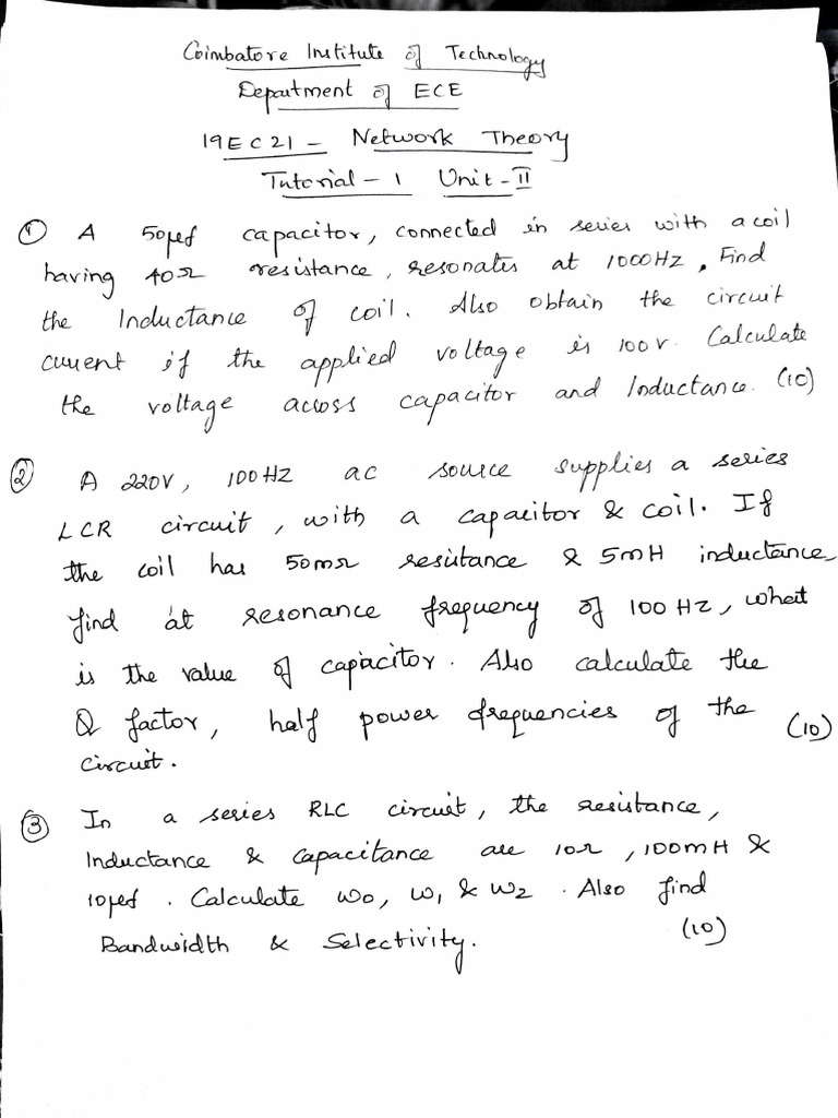 Unit 2 - Tutorial 1 | PDF