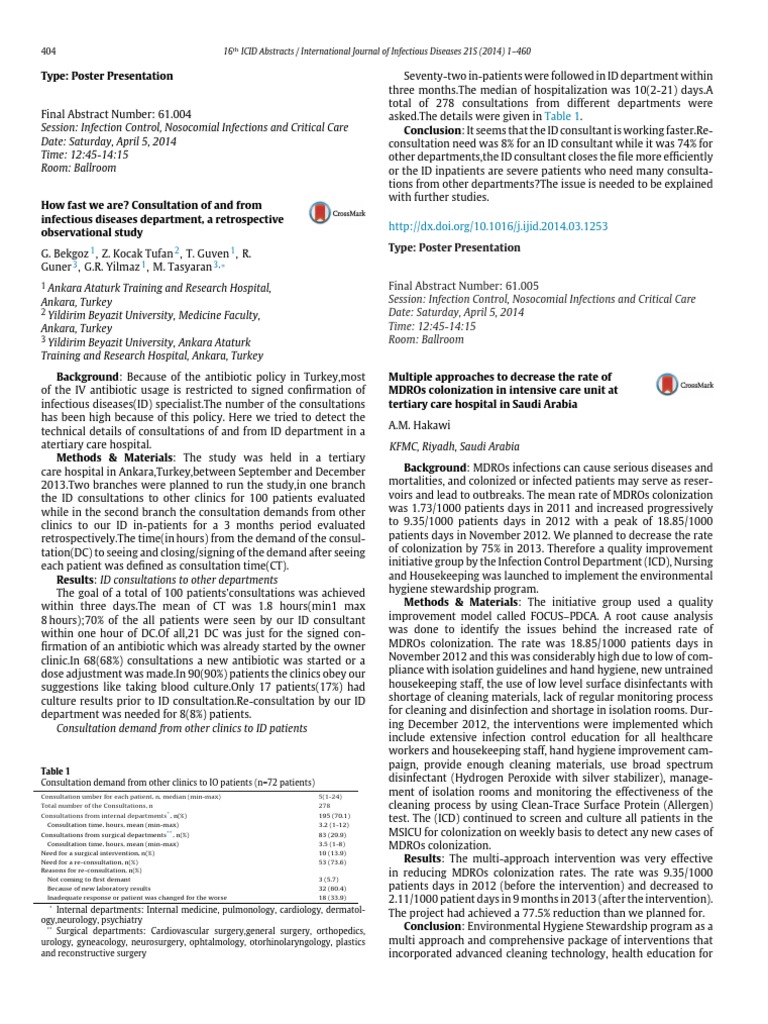 Multiple Approaches To Decrease The Rate of Mdros Colonization in ...