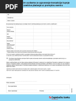 Potvrda o Primitku Novca Obrazac | PDF