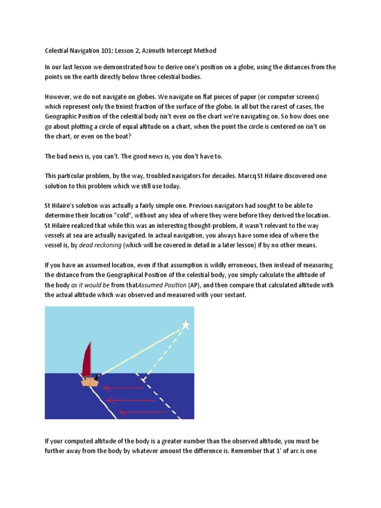 Celestial Navigation 101 | PDF | Navigation | Physical Sciences