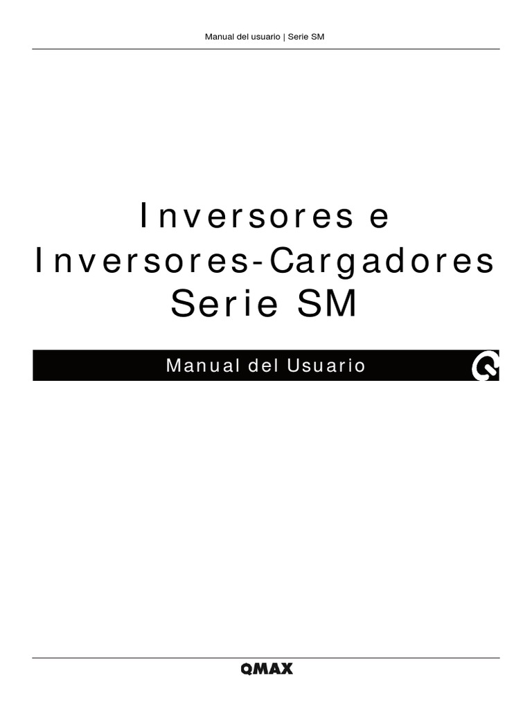 Manual Serie SM V1.6 L | PDF | Fuerza | Electricidad