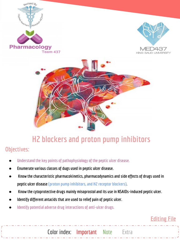 PPI and H2 Blockers in Peptic Ulcer Treatment | PDF | Gastroenterology ...