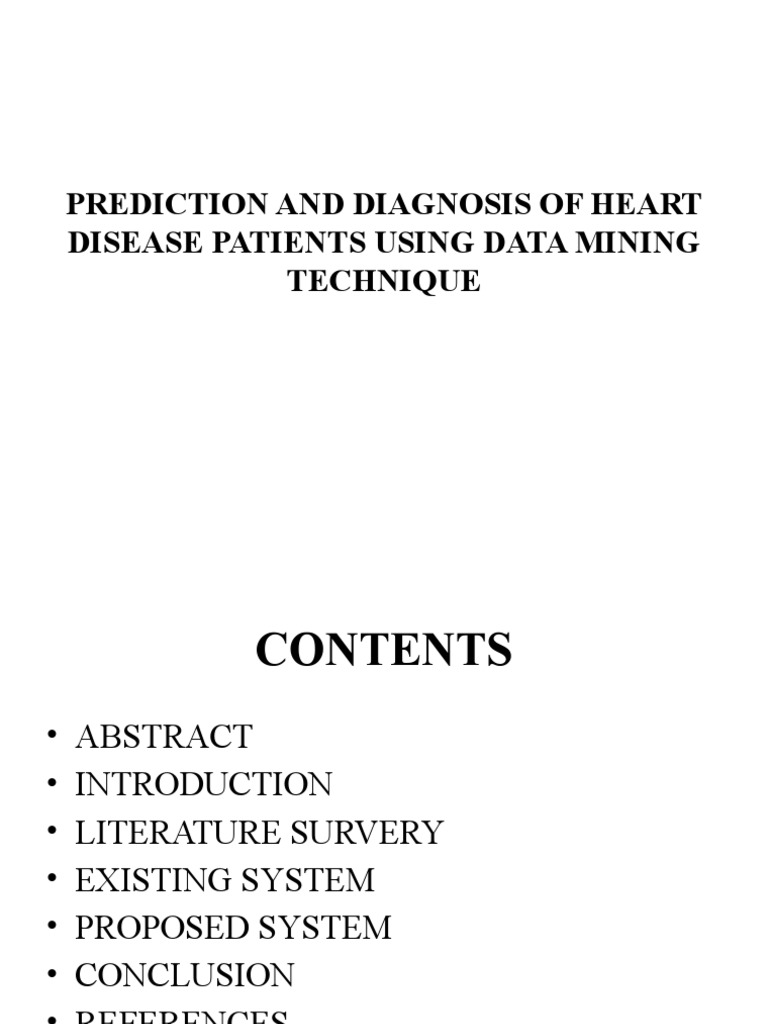 Heart Disease Prediction | PDF | Data Mining | Cardiovascular Diseases