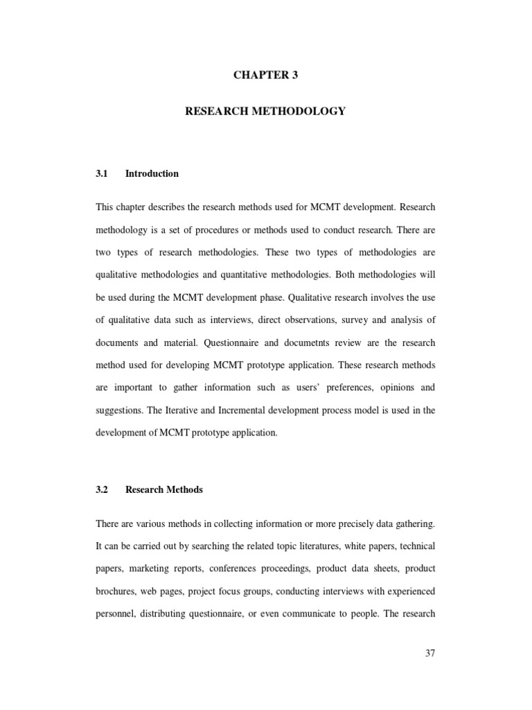Research Methodology | PDF | Software Development | Software ...