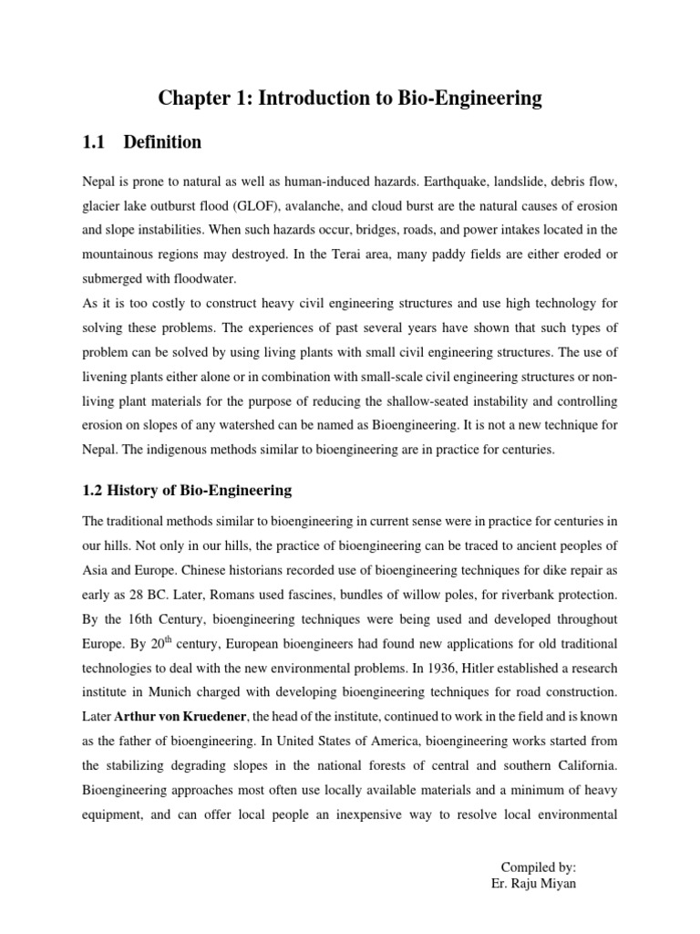 Bio Engineering Manual | PDF | Rock (Geology) | Earth Sciences