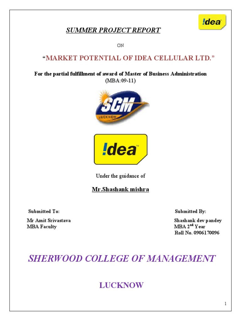 Shashank Report | PDF | Telecommunications | Service Industries