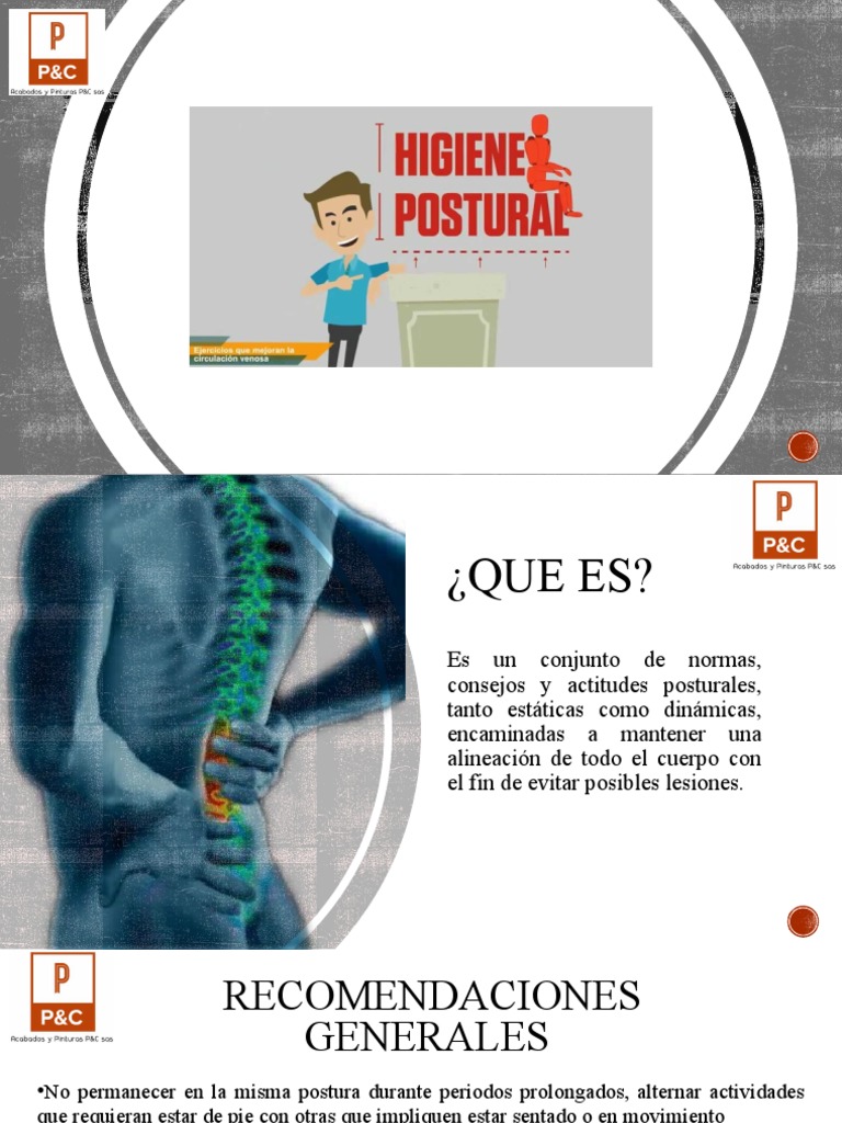 Higiene Postural | PDF | Salud y bienestar