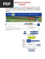 Instructivo Pago Boletas FATSA | PDF