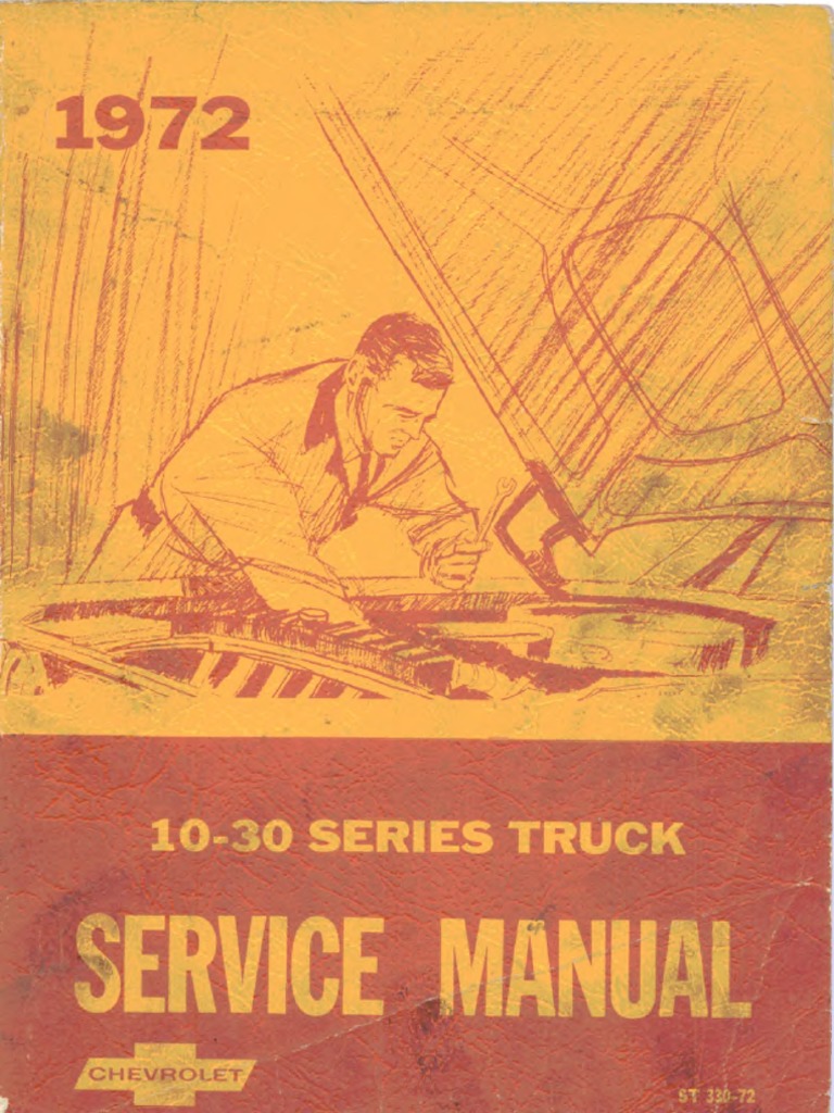 1967 To 1972 Chevy Truck Chassis Service Manual 10 To 30 | PDF | Truck ...