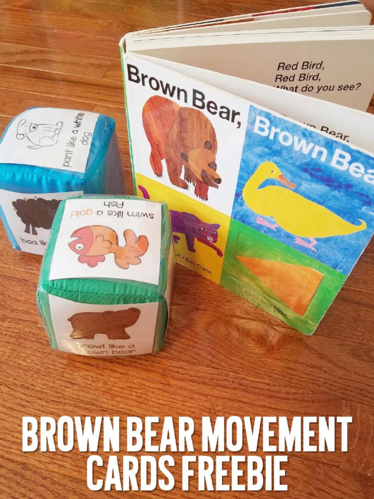 Brown Bear Movement Cards 2 | PDF | Internet | World Wide Web